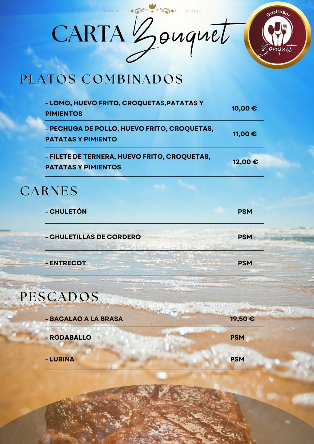 Menus – GASTROBAR BOUQUET